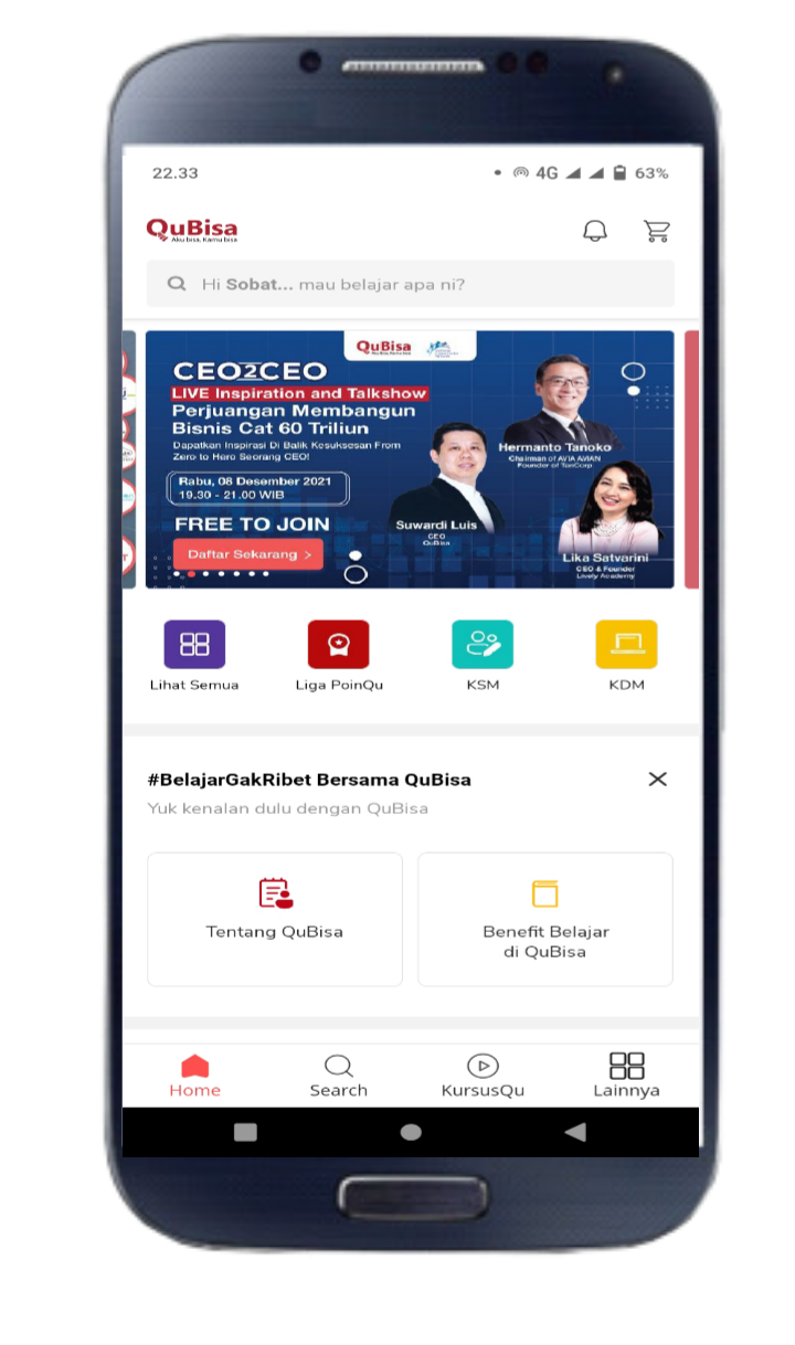 Belajar Online di QuBisa, Aplikasi Siap Kerja - umimami.com